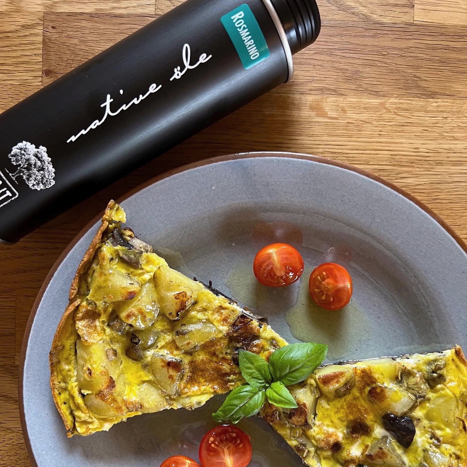 Rezept Kartoffel-Pilz-Omelett mit Olivenöl | zait Olivenöl